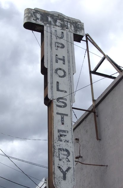 Our Oakland: signs: Upholstery