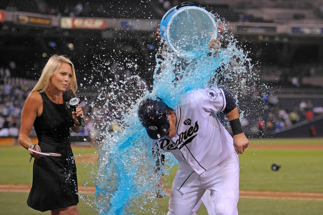 Gatorade Baths: Kris Budden could not have escaped Yasmani Grandal's ...