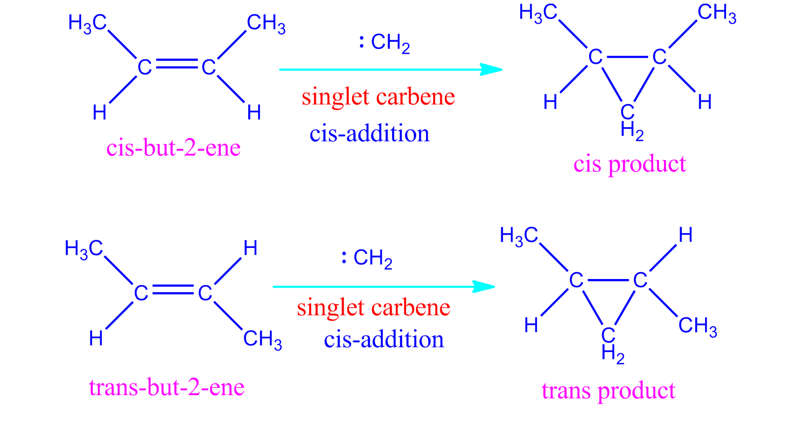 stereo specific and stereo selective reaction - PG.CHEMEASY