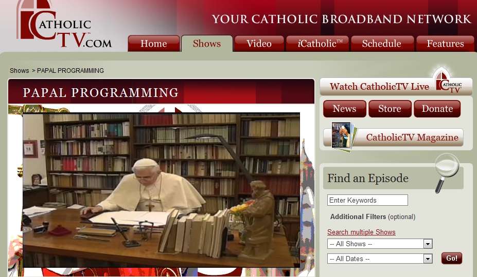 SBC Spain Performance Tour 2015: Catholic TV - Papal Programming