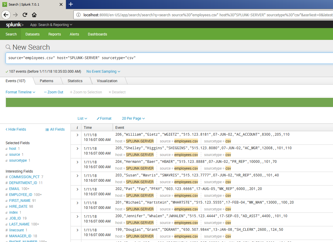 Let's Refresh: Splunk II