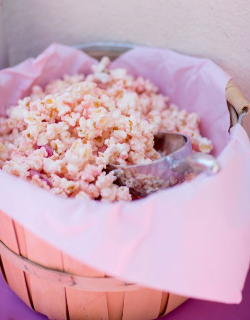 Receita: Pipoca doce com groselha (rosa) - Blog da Priscilla