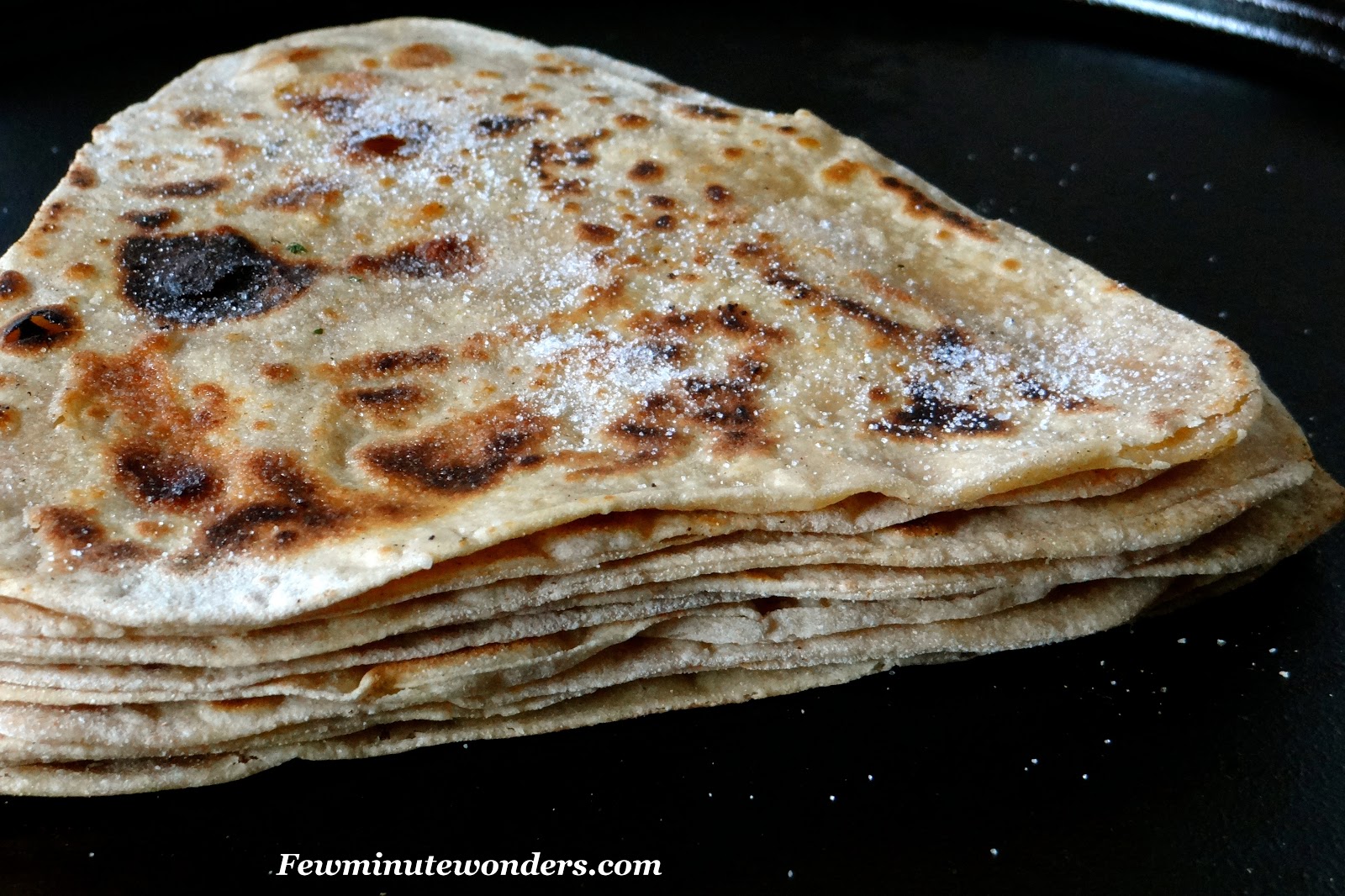 Triangular Chapathi / Paratha | fewminutewonders