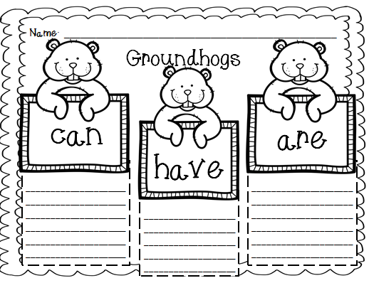 The 2 Teaching Divas: Happy Groundhog's Day!!