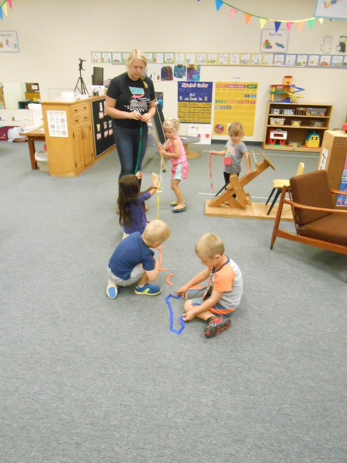 Hesston College Preschool: Small group time