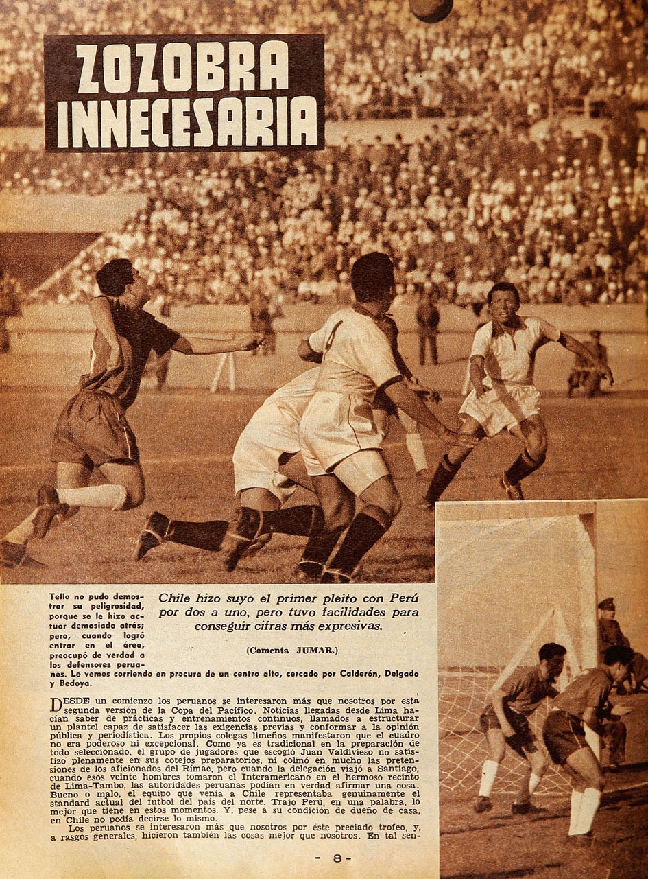 Partidos de la Roja: [17/09/1954] Chile-Perú | 2:1