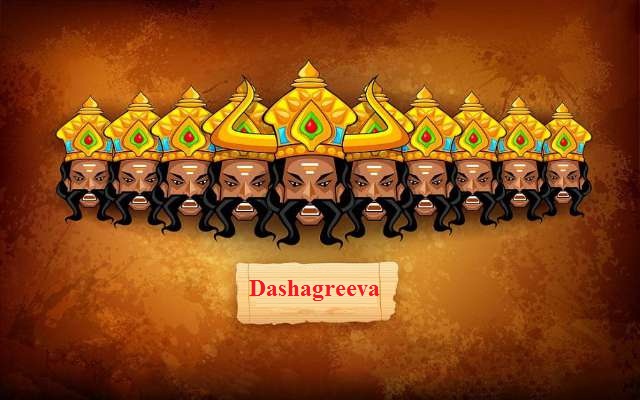 Ravana Ten Heads