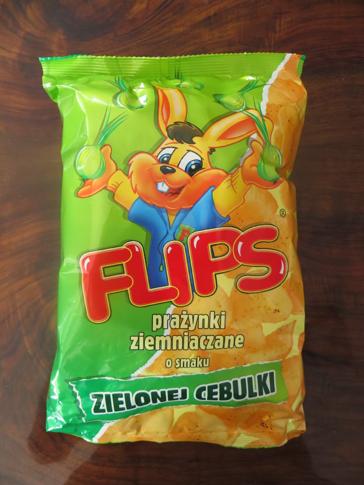 Recenzje chipsów: Flips prażynki o smaku zielonej cebulki