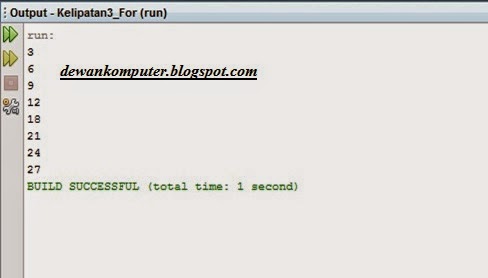 Cara Menampilkan Bilangan Kelipatan 3 dari 3-30 tanpa Kelipatan 5 ...