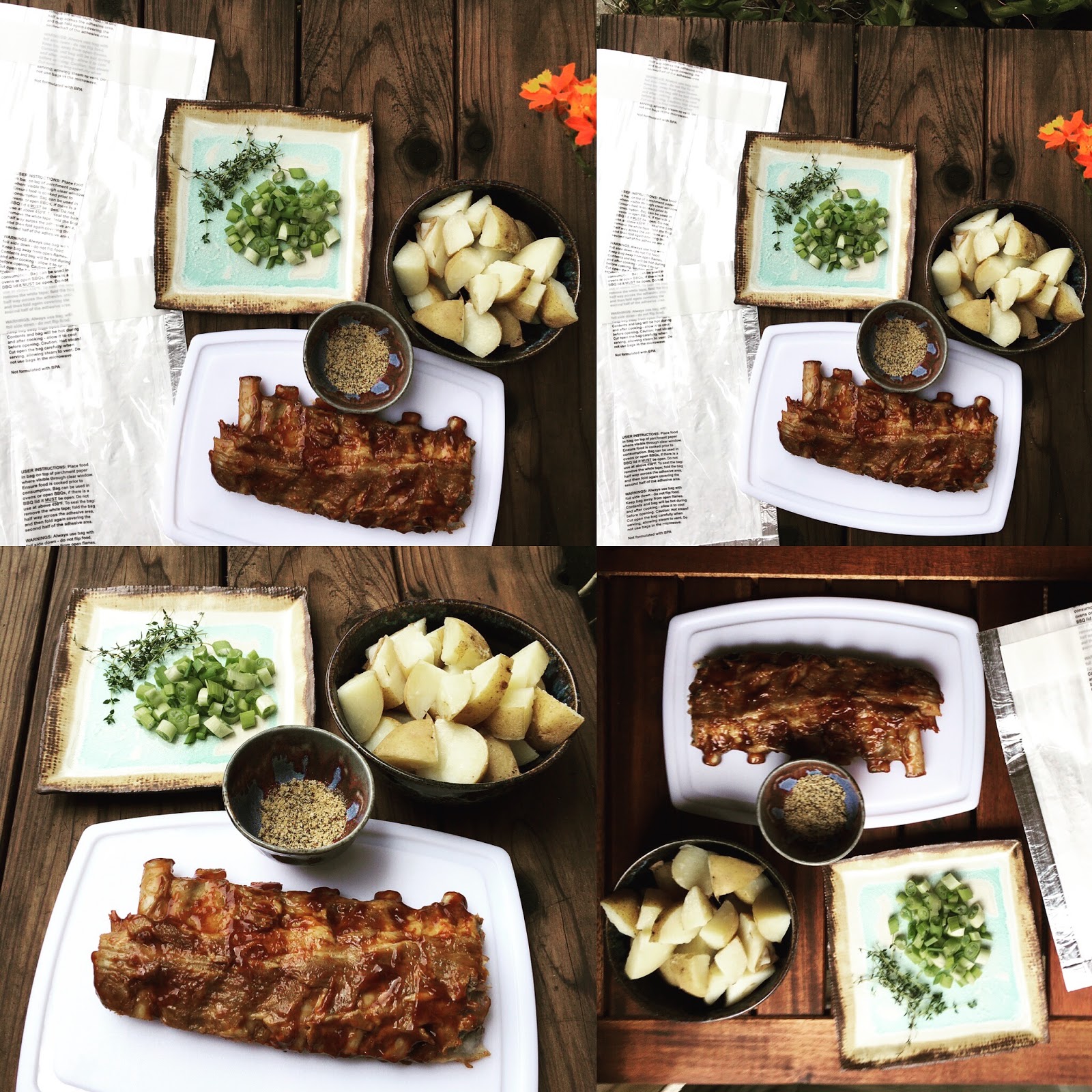 Avanti Cafe Musings: BBQ Marinated Ribs & Baby Spuds :: Chef Mark ...