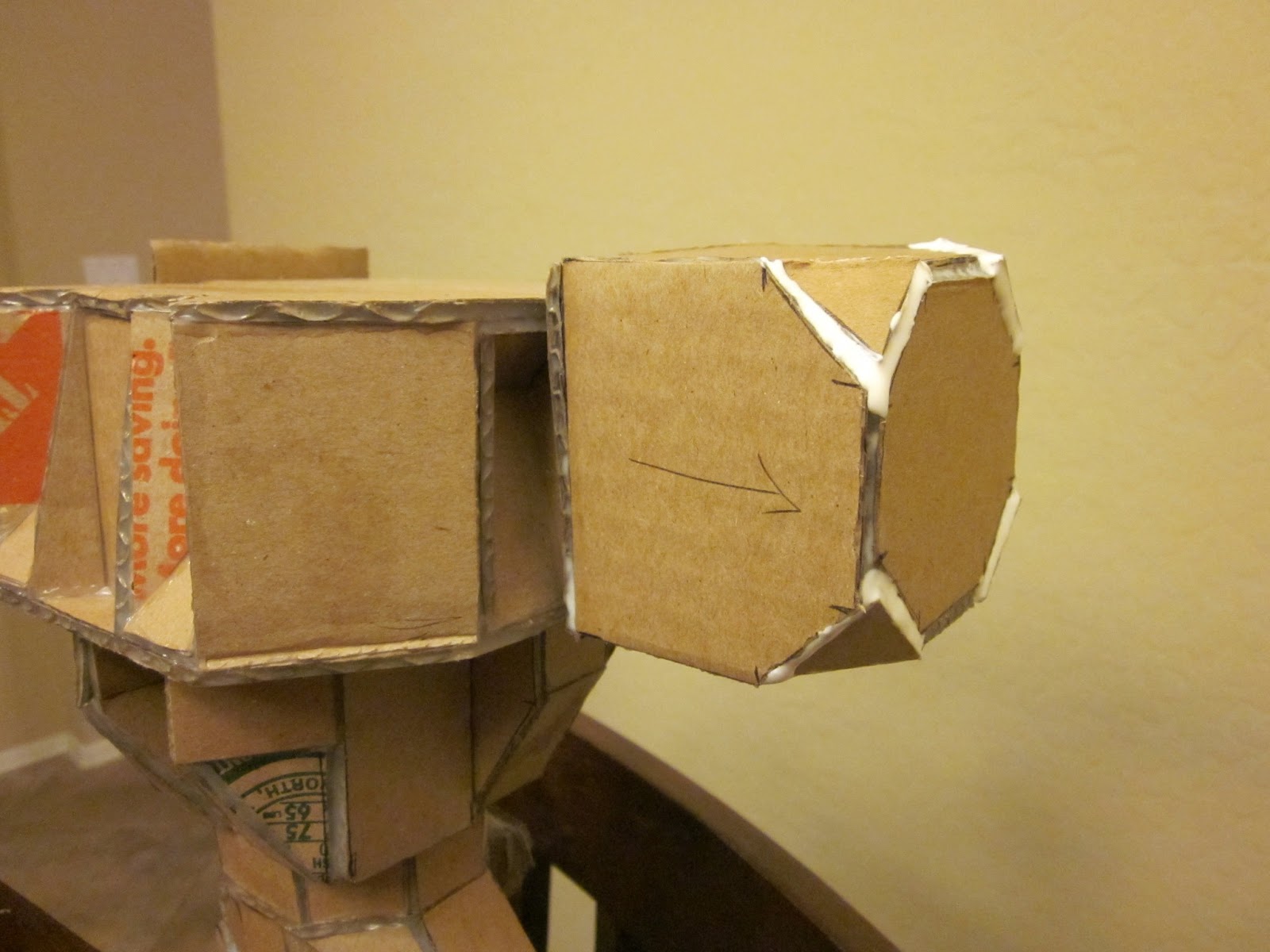 Artist Aaron M Childs: Cardboard Shoulder Joints