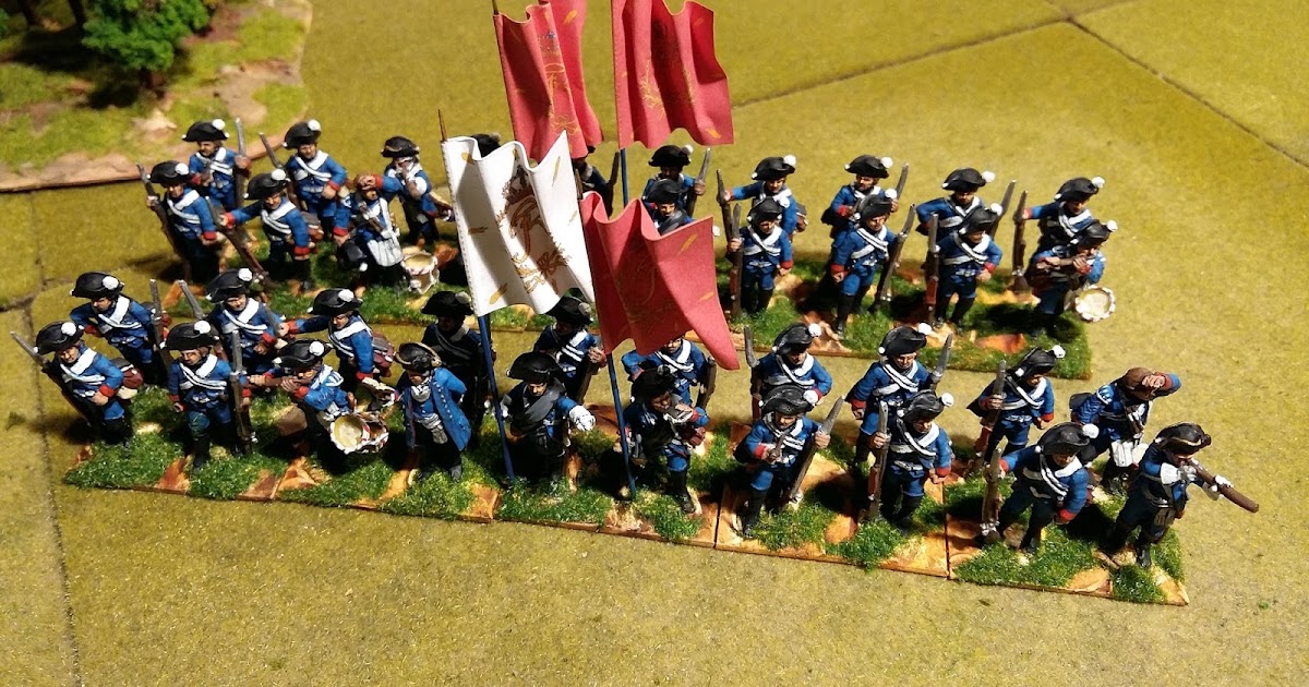 Painting Wargames Figures: Prussian Garrison Regiment VII