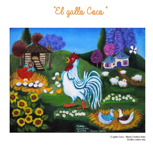 María Cristina Avila: El gallo Coco