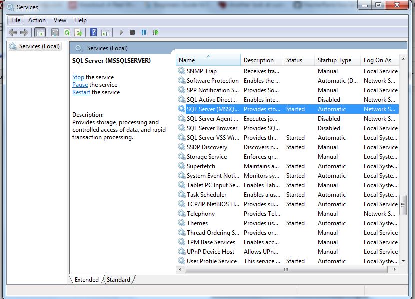 A network-related or instance-specific error occurred while ...