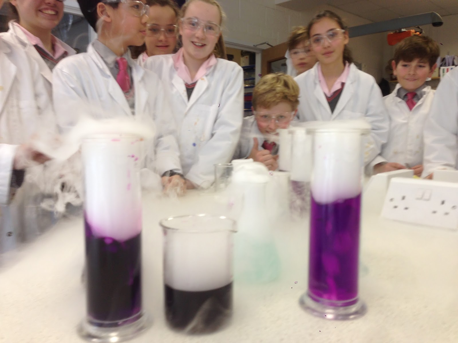 Science @Brambletye: 7C have fun with Dry Ice