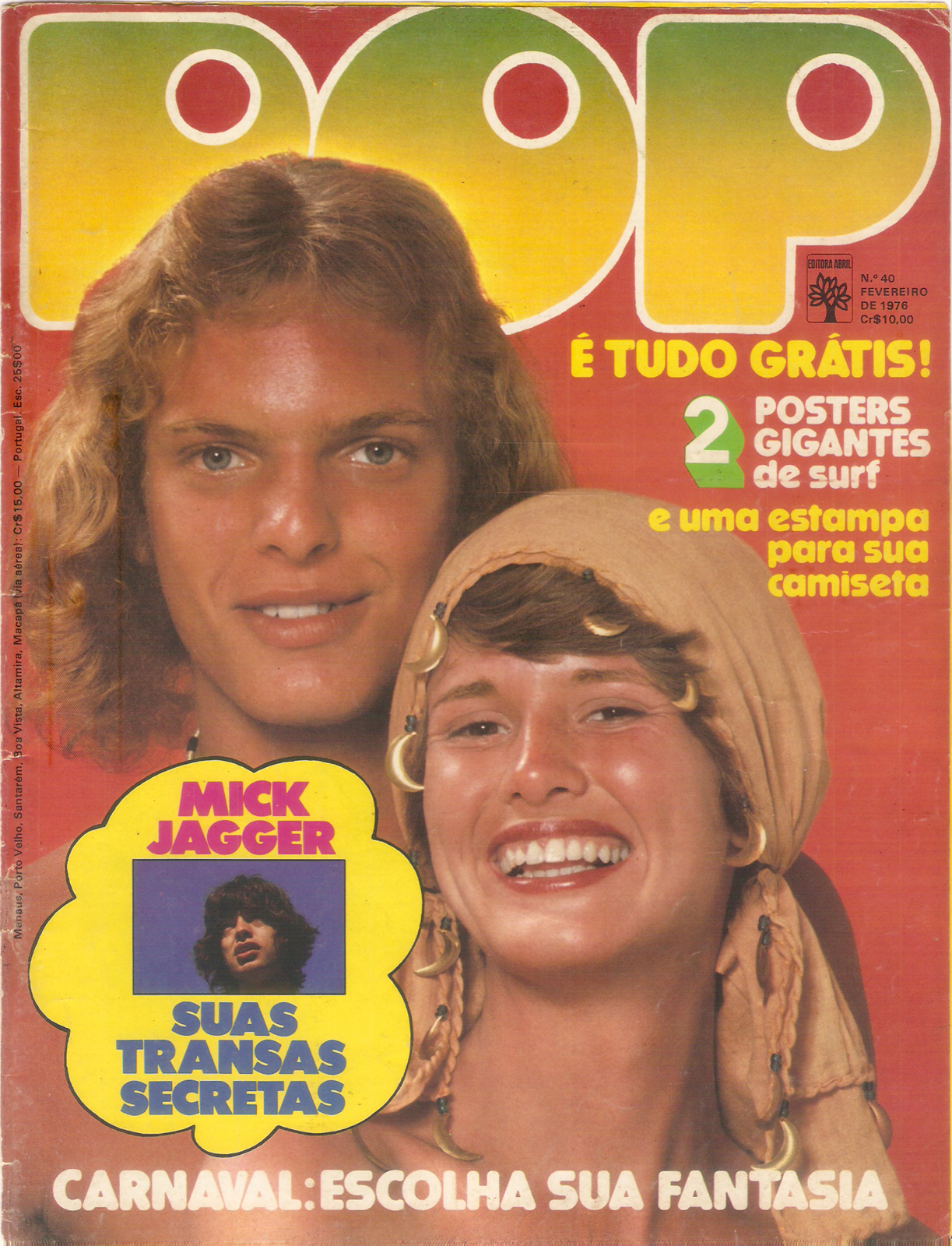 Assim de recortes: Revista Pop nº 40, fevereiro de 1976