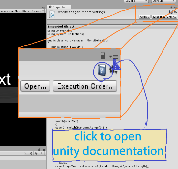 UNITY STARTER THAILAND: สอน unity : วิธีเปิด unity doc สารานุกรม unity ...