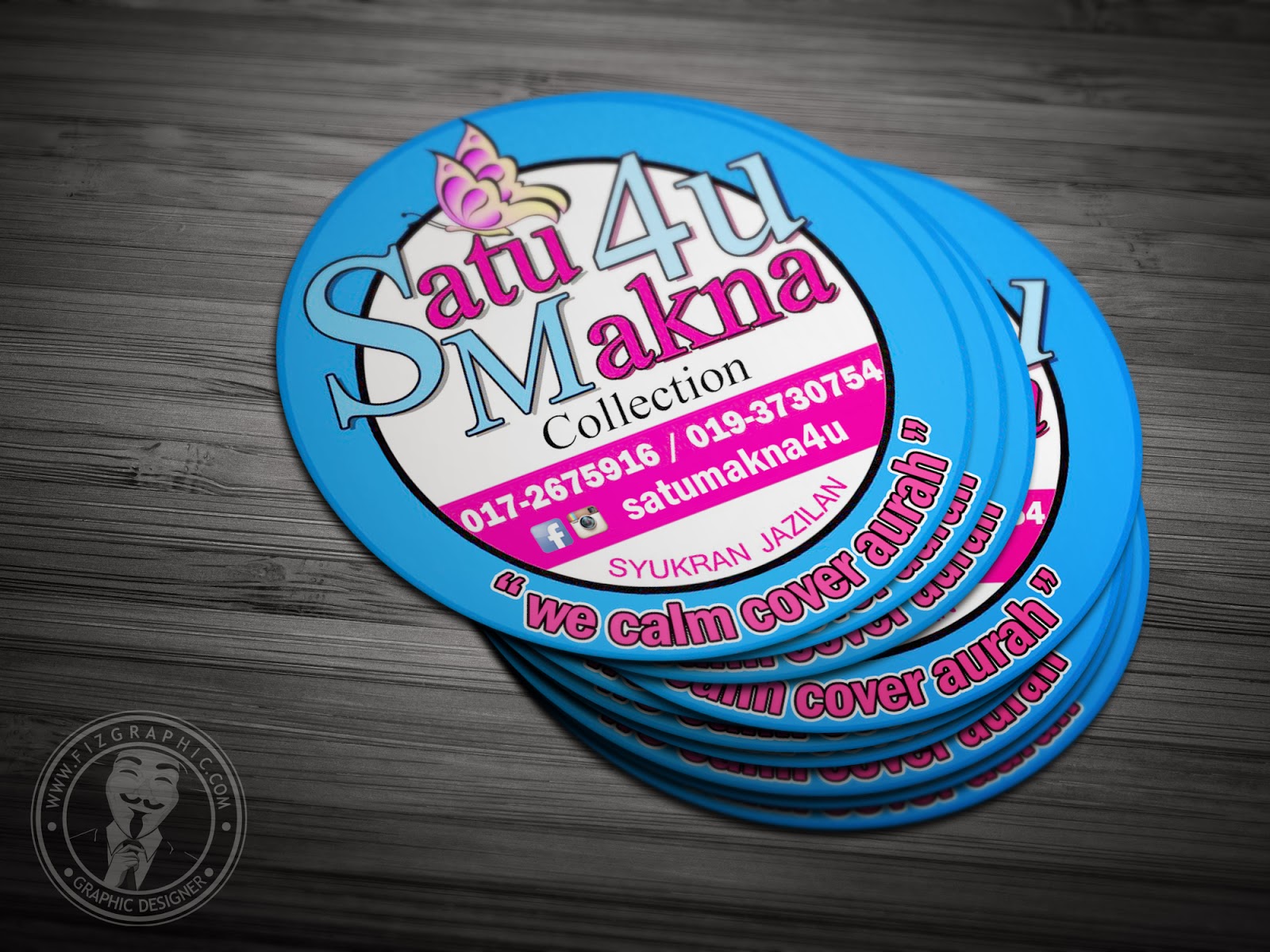 Fizgraphic: Design dan Printing Sticker #7