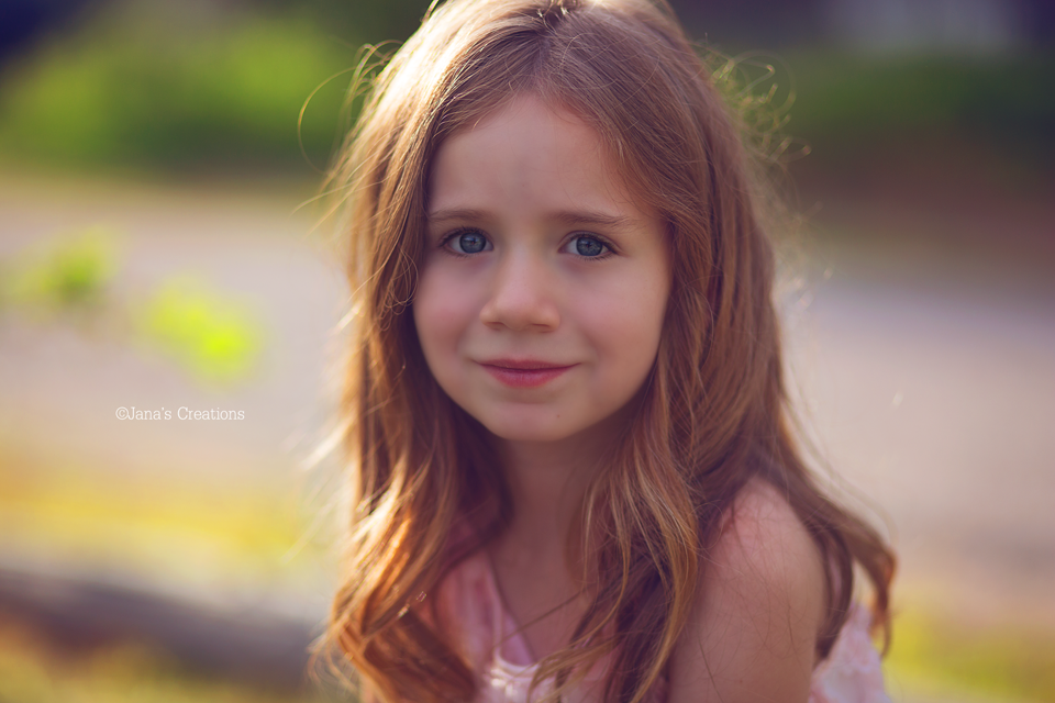 Jana's Creations: The most beautiful 7 yr old I know......