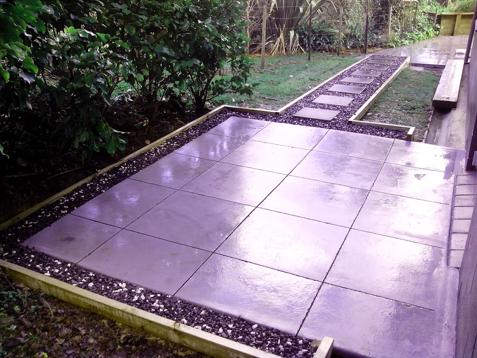 Stu's Handyman Projects: Crushed stone walkway