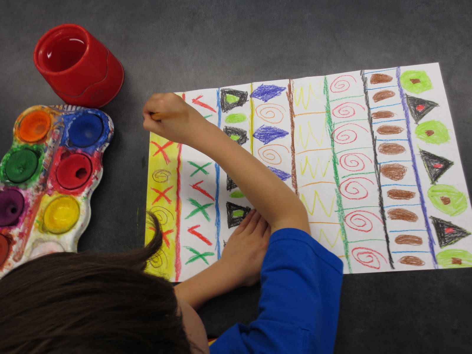 Zilker Elementary Art Class: Kinder Patterns