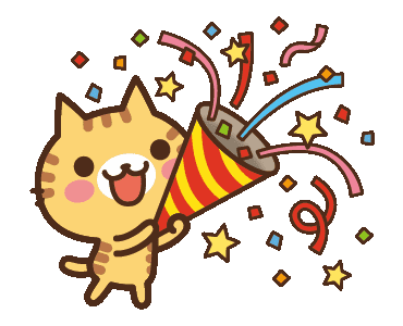 Celebrating Cat Gif