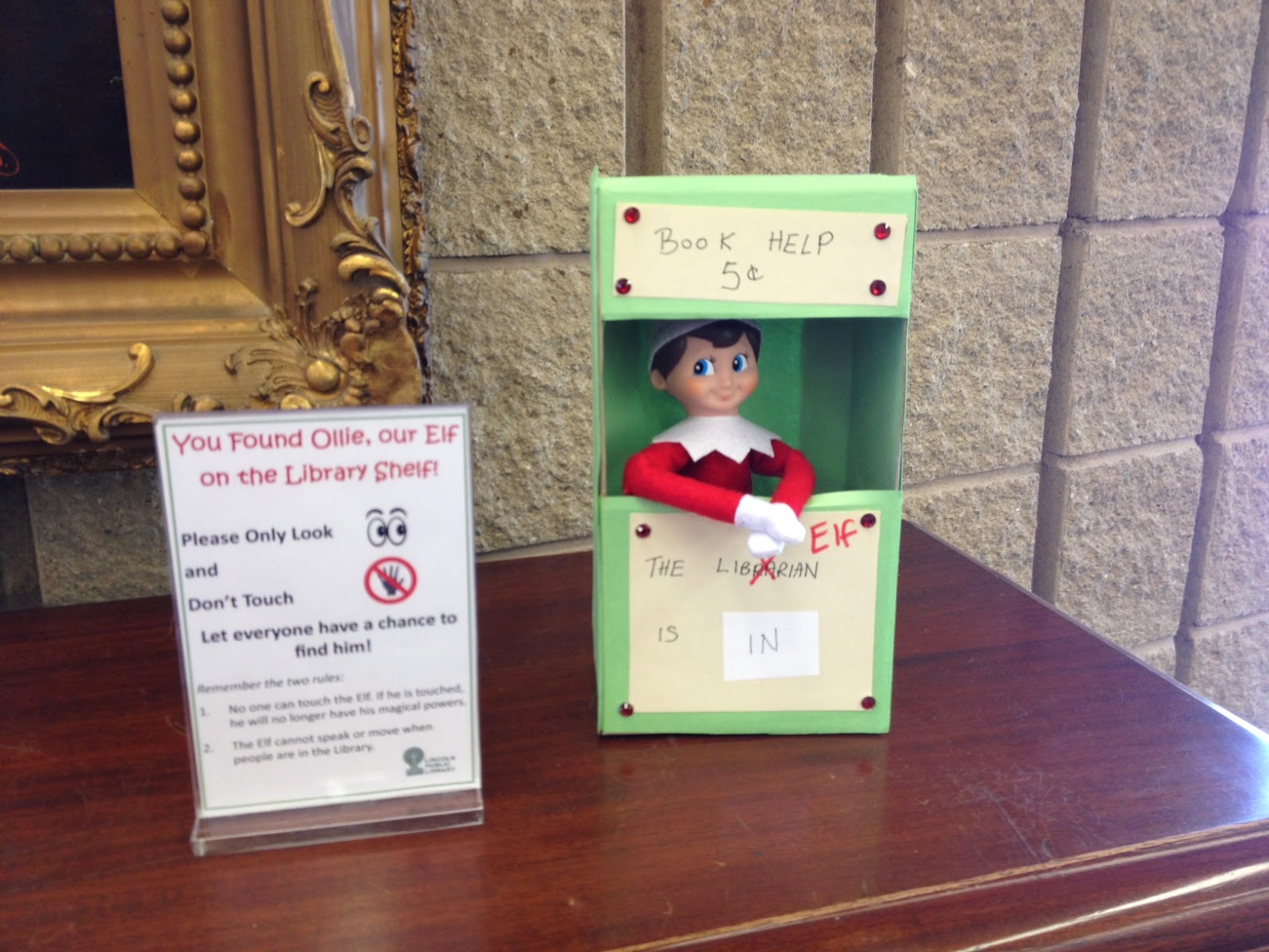 Lincoln Public Library News: Elf on the Shelf for Saturday November 29th