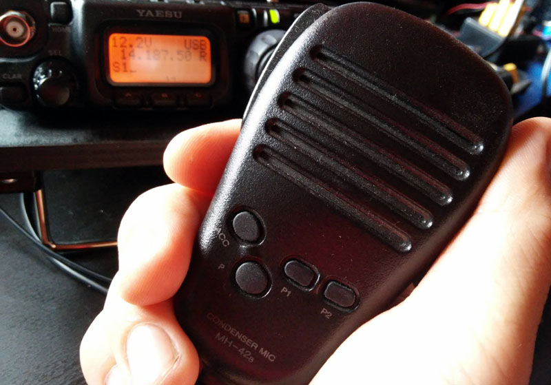 Frank's HAM RADIO blog: MH42 mic mod for FT-817