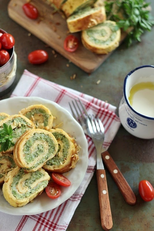 Juditka konyhája: ~ SAJTOS BROKKOLIS ROLÁD