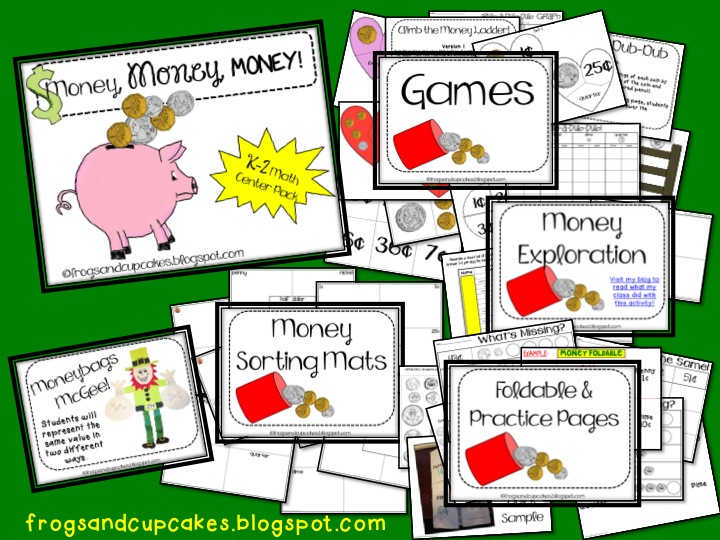 Tales of Frogs and Cupcakes: Money, Money, MONEY! Math Centers