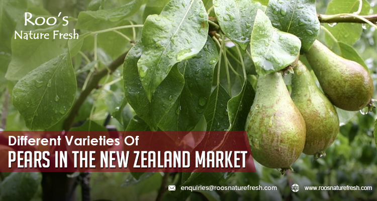 Roos Nature Fresh: Different Varieties of Pears in the New Zealand Market