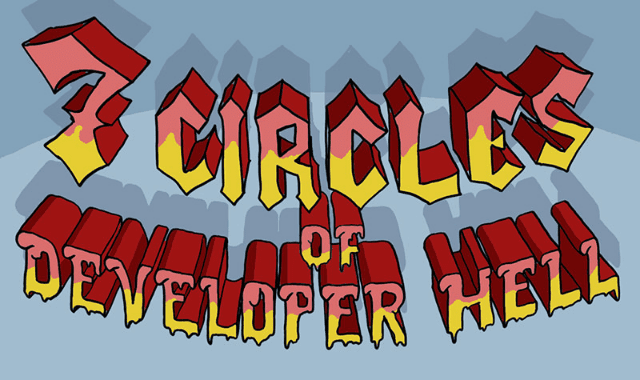 Circles of Developer Hell #Infographic - Visualistan