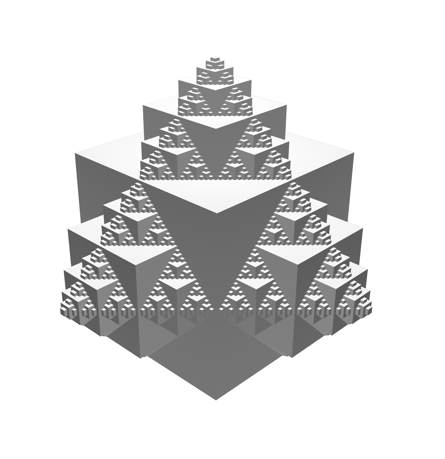 EZ - IMM 211: Assignment #1: Create a Model Using Maya Primitives (Fractal)