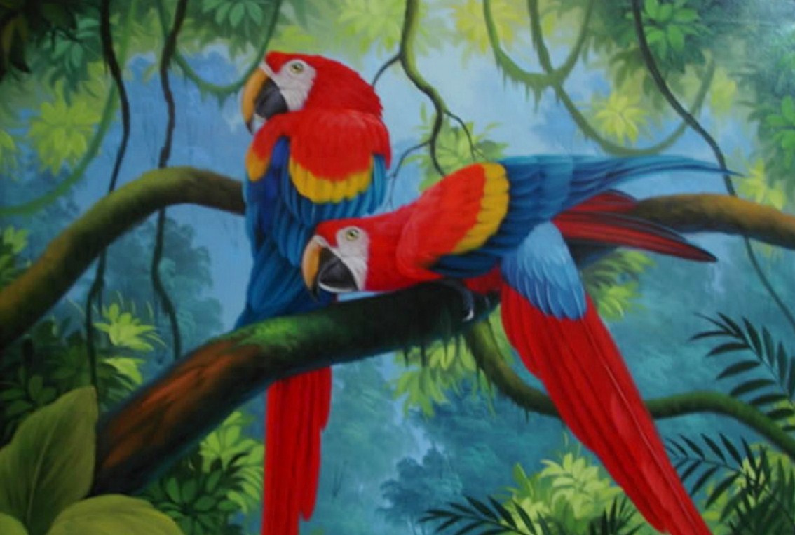 Paisajes dibujos pintados - Imagui