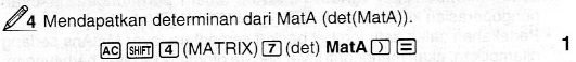 Perhitungan Matriks (MATRIX) di Kalkulator Casio Scientific FX-991ID ...