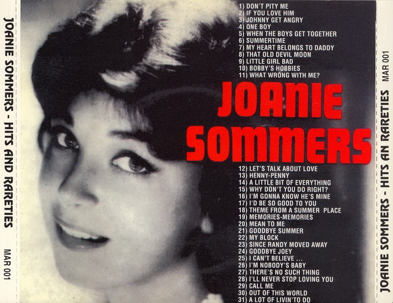 ENTRE MUSICA: JOANIE SOMMERS - Hits and Rarities
