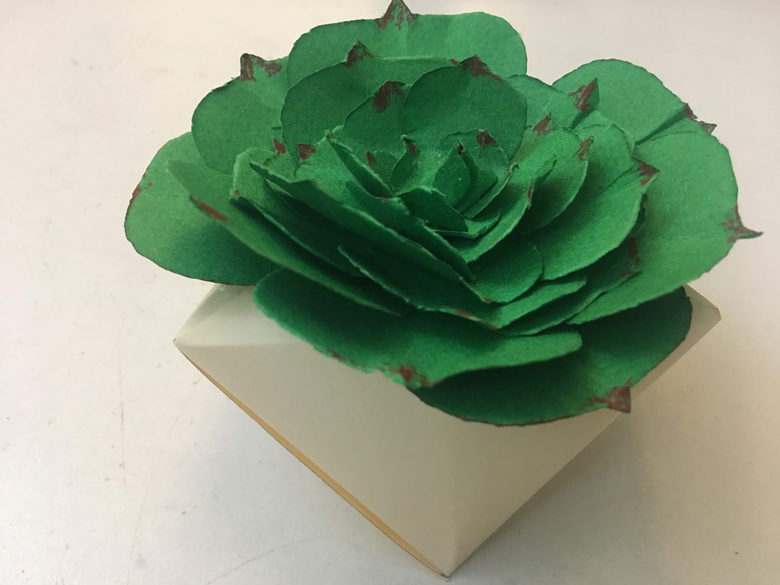 Crafty Cart: EASY PAPER SUCCULENT