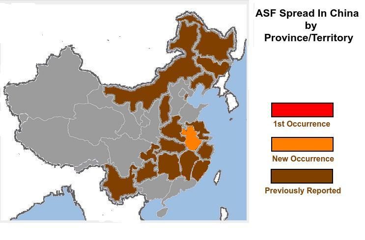 Avian Flu Diary: China: ASF Virus Detected In Commercial Animal Feed