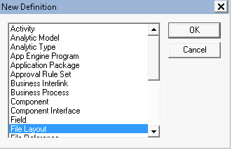 PeopleSoft Reference: Application Engine (AE) uses File Layout to Import the date from CSV file