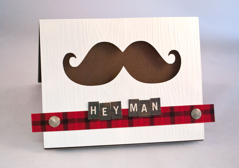 The Paper Intervention: Mustache March and Manly Cards