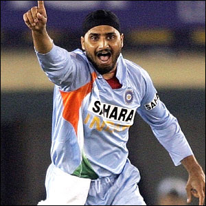 Indian Cricket Players: Harbhajan Singh Bowling