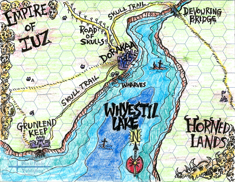 Greyhawkery: Greyhawk Mini-Map: Whyestil Lake