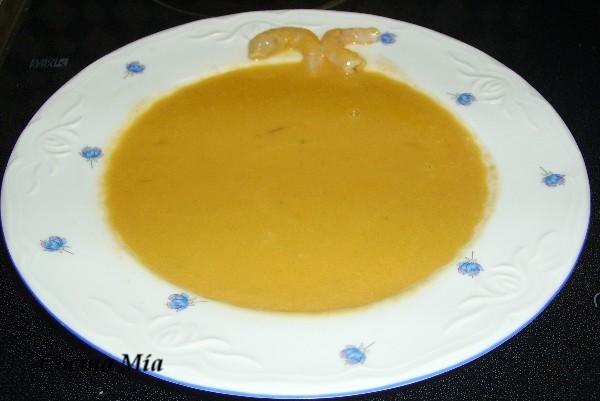 Perol Y Mortero: Sopa De Pez Limón Y Gambas