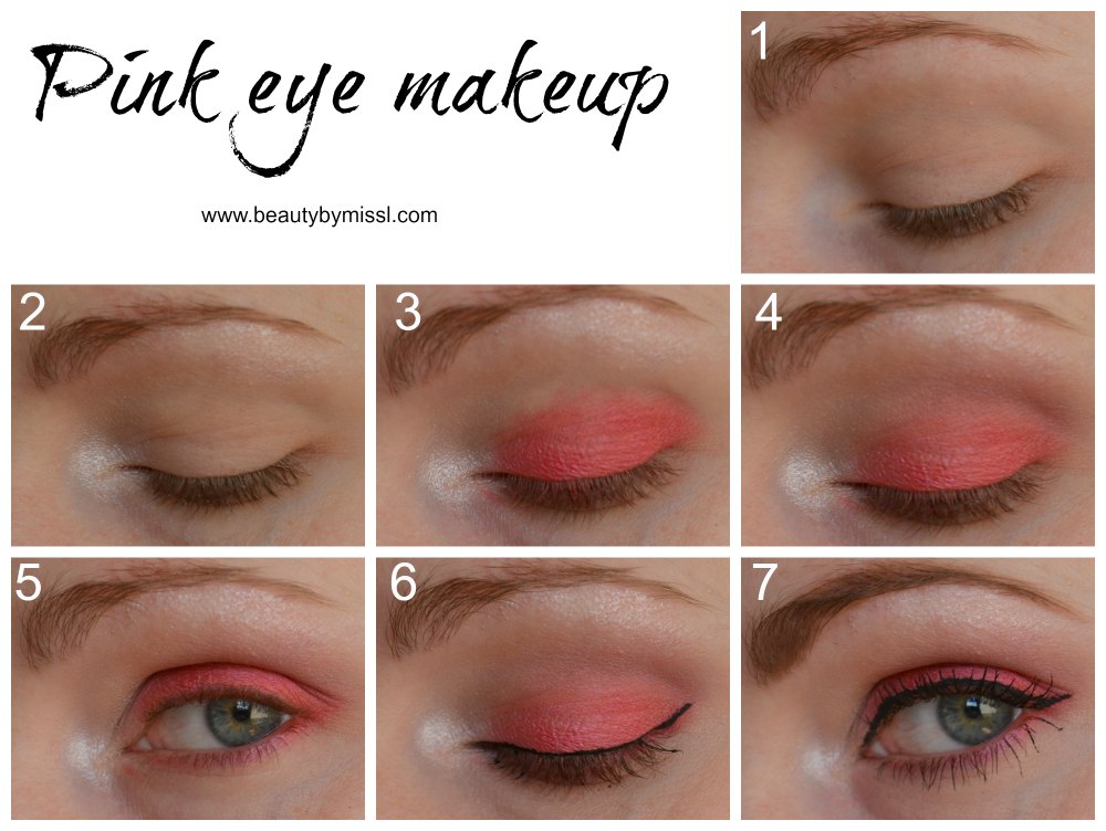 Pink eye makeup and tutorial - Beauty by Miss L