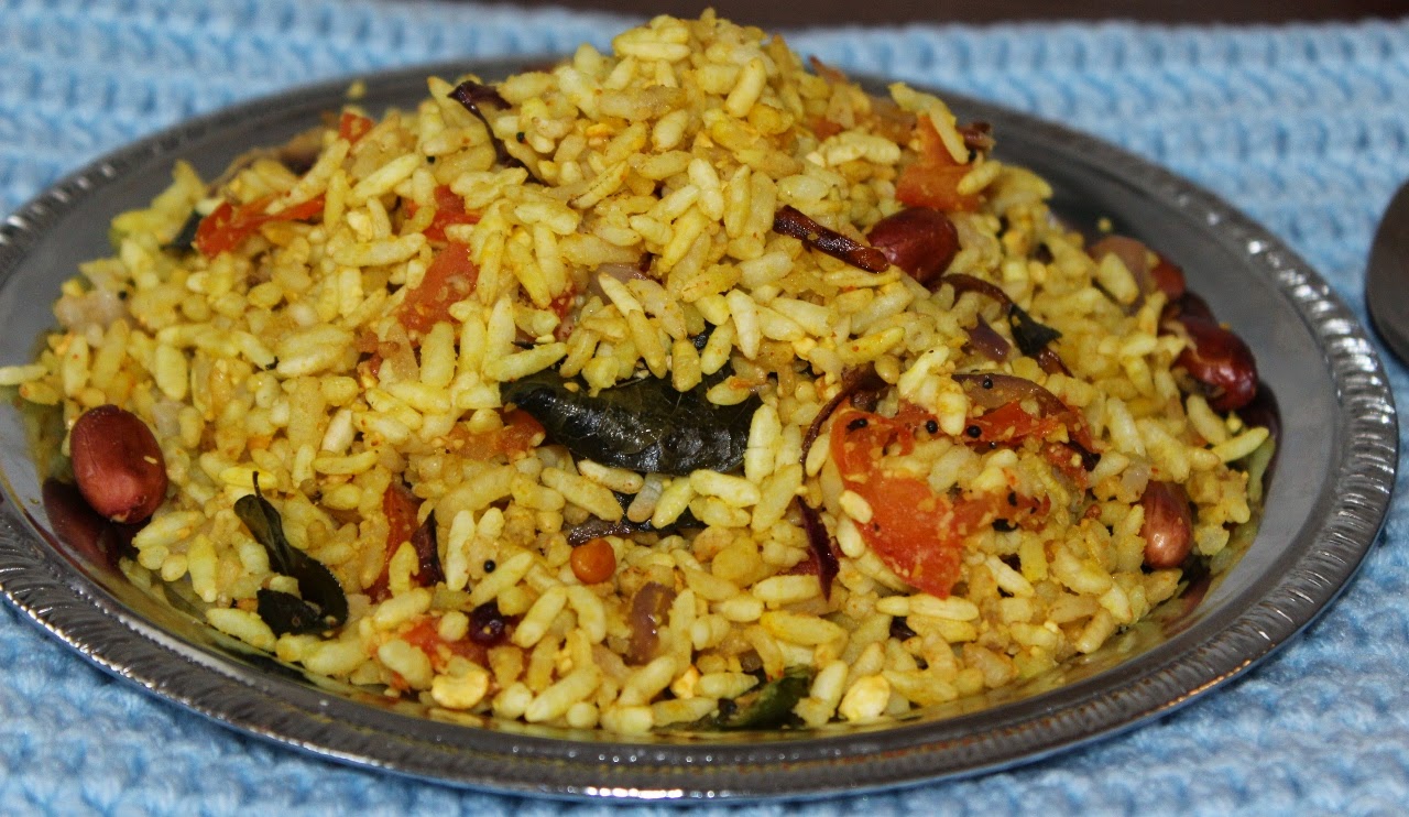 My Kitchen's Aroma: Murmura uggani/marmaral upma/Puffed rice Upma
