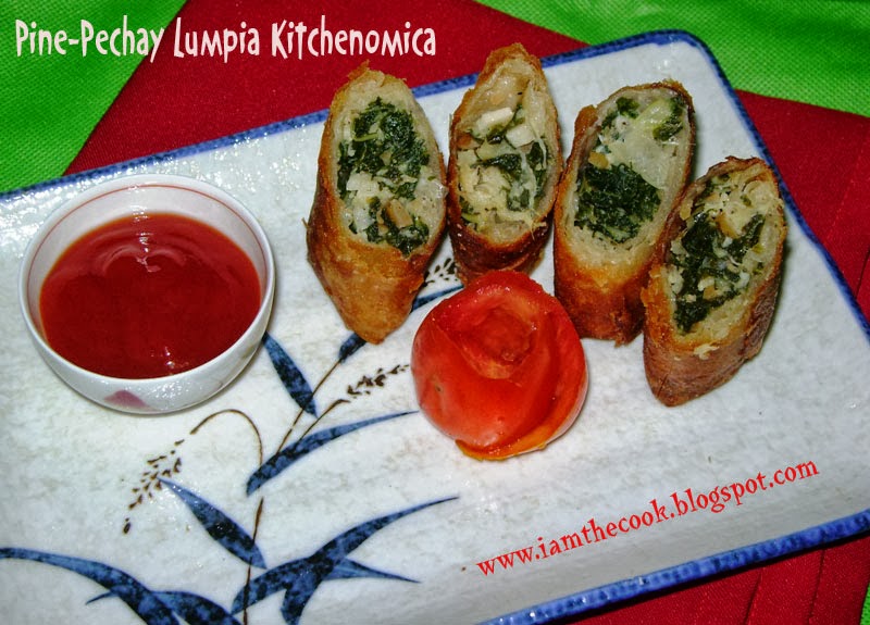i am the cook!: Pine-Pechay Lumpia Kitchenomica (Snow Cabbage and ...