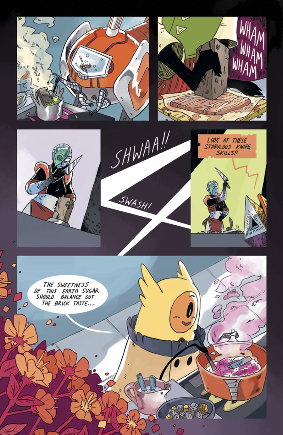 ghettoManga: FOODIE COMIX ALERT! Peep this 10 page preview of 'SPACE ...