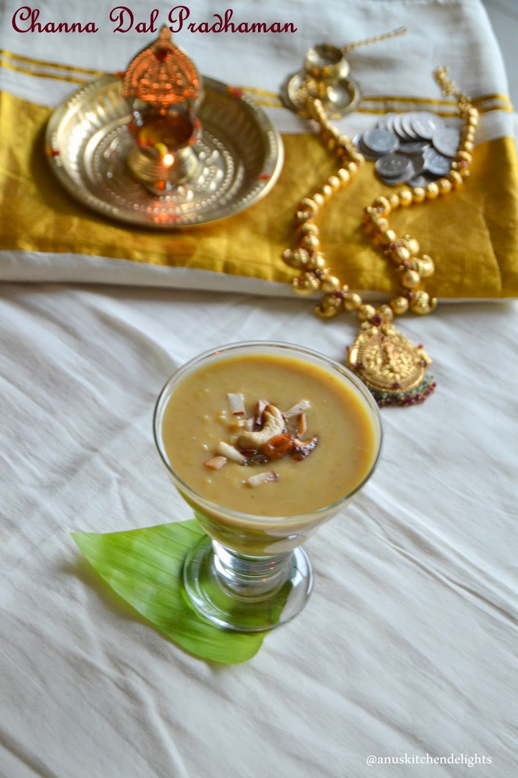 Anu's Kitchendelights: Kadala Parippu Pradhaman / Channa Dal Pradhaman