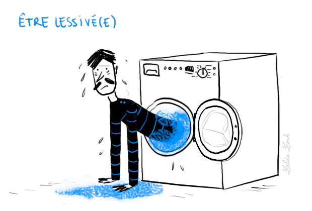 Mazel, de livre en livre: Expression française : Être lessivé
