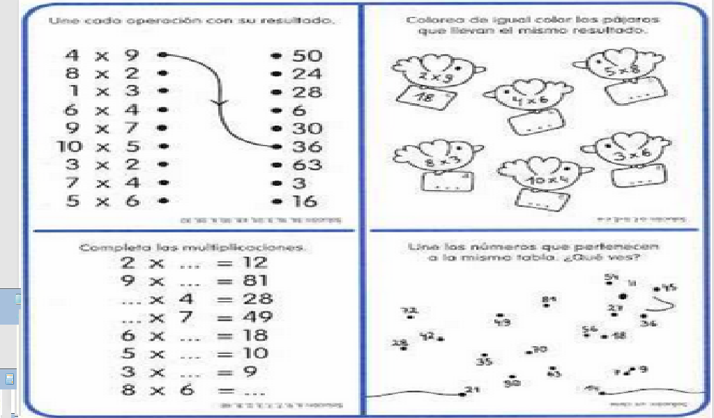 Aprender multiplicaciones jugando